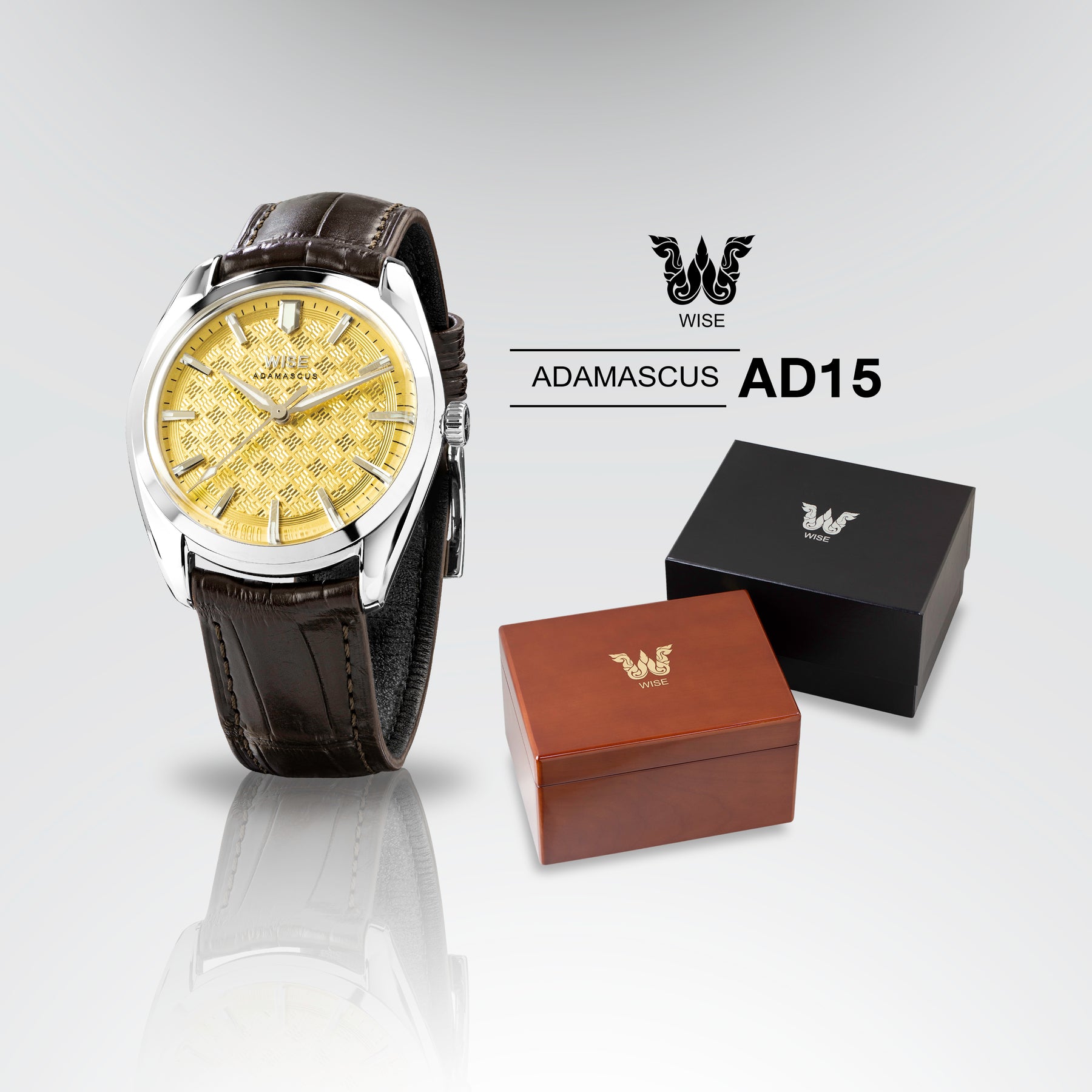 ADAMASCUS AD15 24K Gold Filled Dial Limited 999 Pcs. – WISE